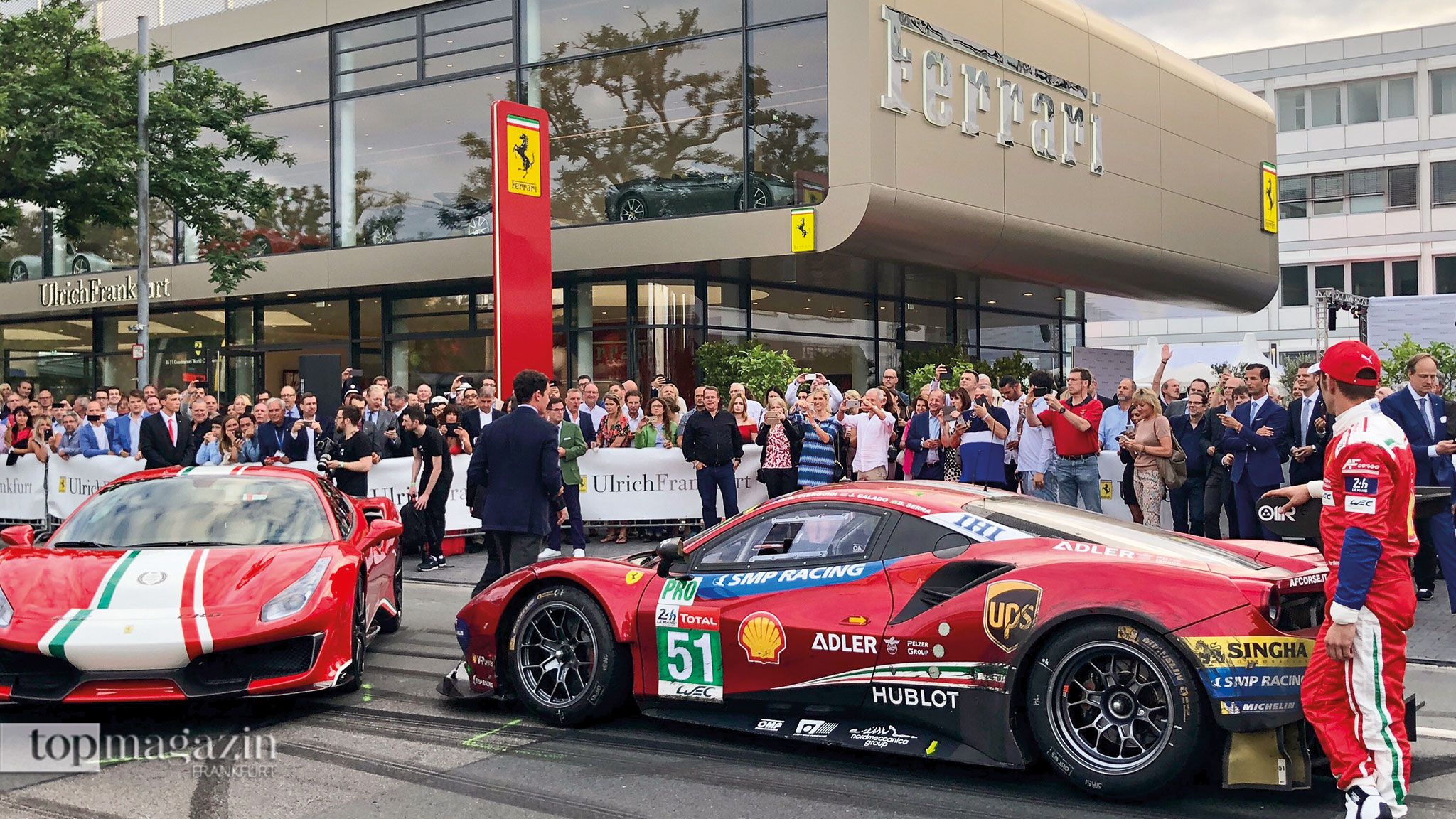 Neueröffnung Ferrari-Showroom Frankfurt