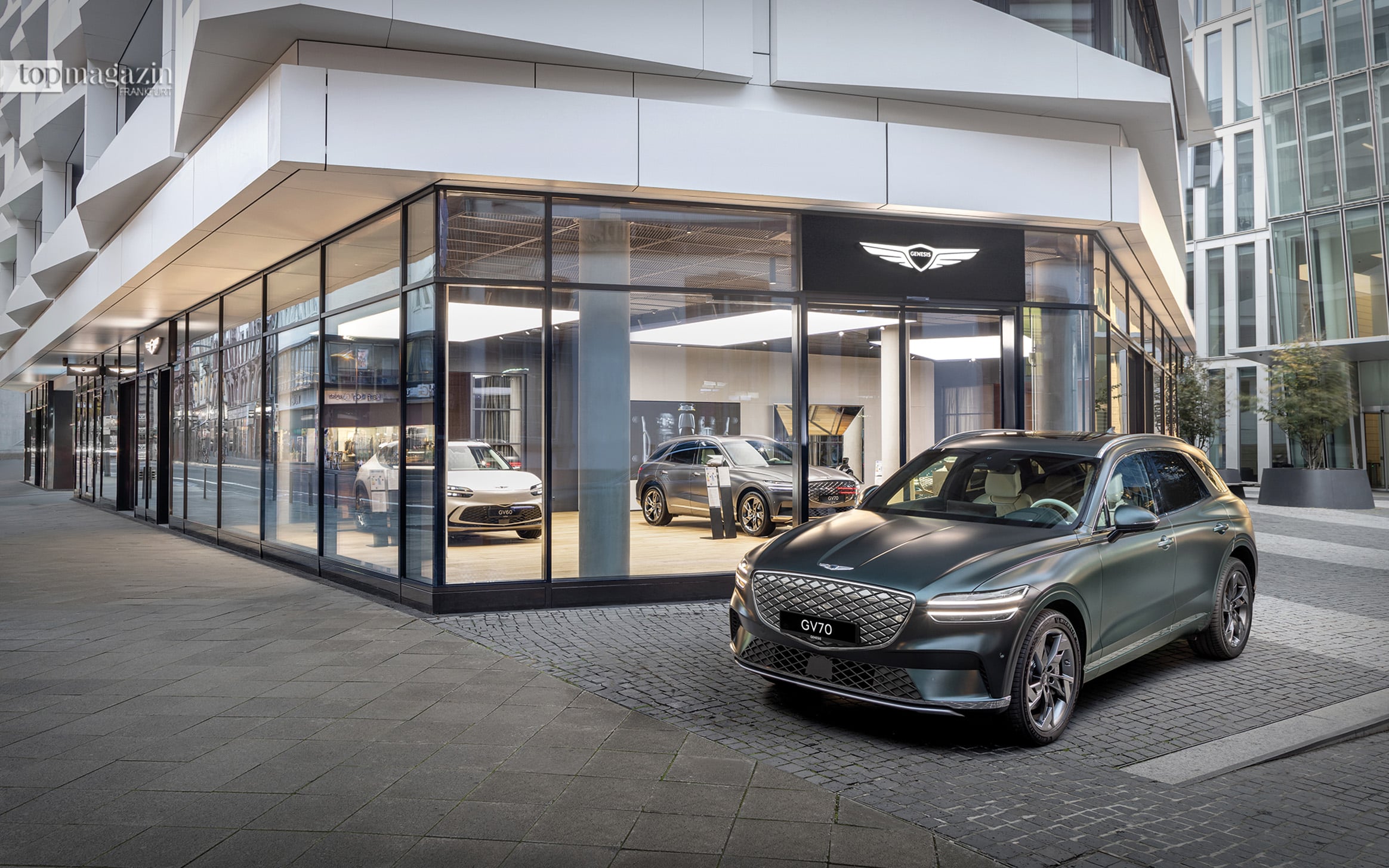 Automarke Genesis hat Studio in Frankfurt eröffnet